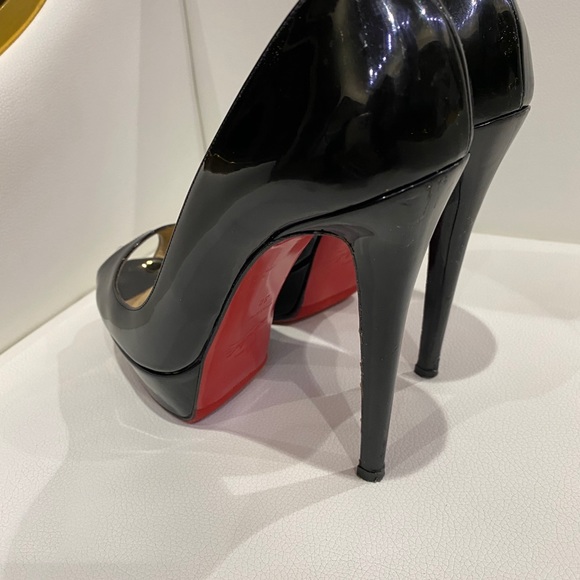 Christian Louboutin | Shoes | Christian Louboutin Peep Toe Platform Patton Pump | Poshmark
